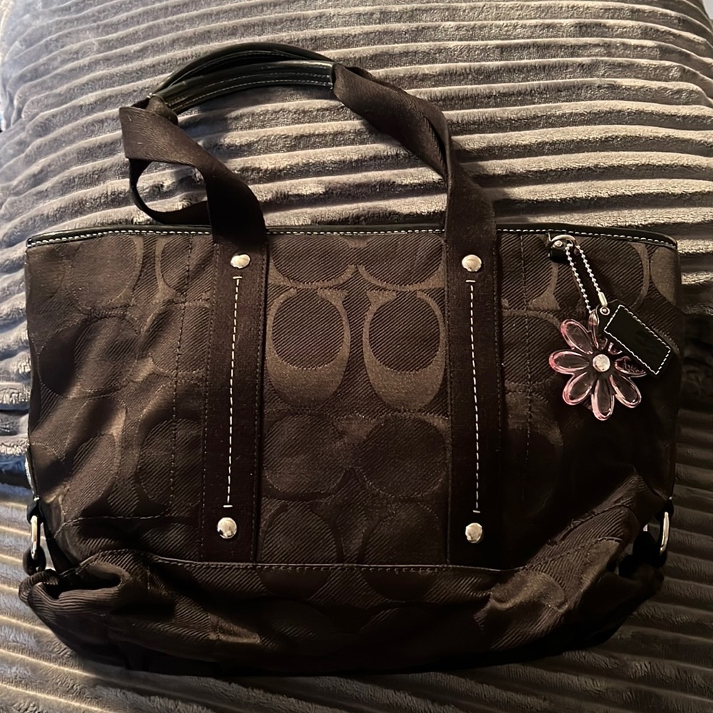 Coach Signature Canvas Bag - Gem